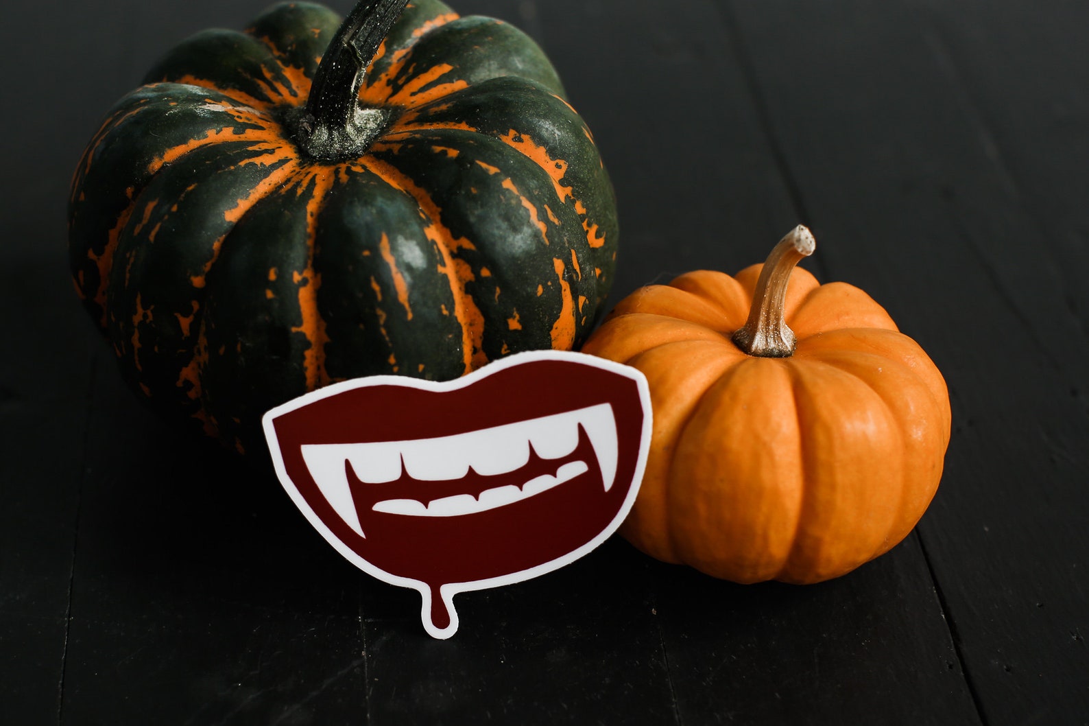 Vampire Sticker, Bleeding, Halloween Sticker, Spooky Sticker, Gifts for ...
