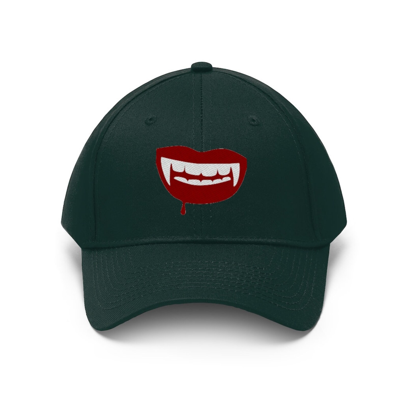 Vampire Fangs Hat, Vampire Cap, Dad-cap, Baseball Hat, Gifts for Her ...
