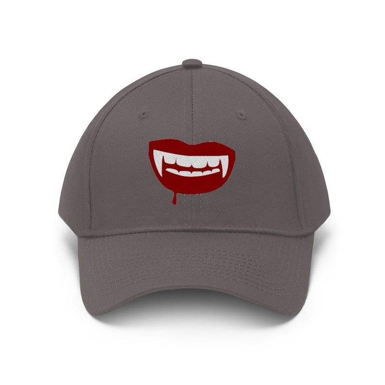 Vampire Fangs Hat, Vampire Cap, Dad-cap, Baseball Hat, Gifts for Her ...