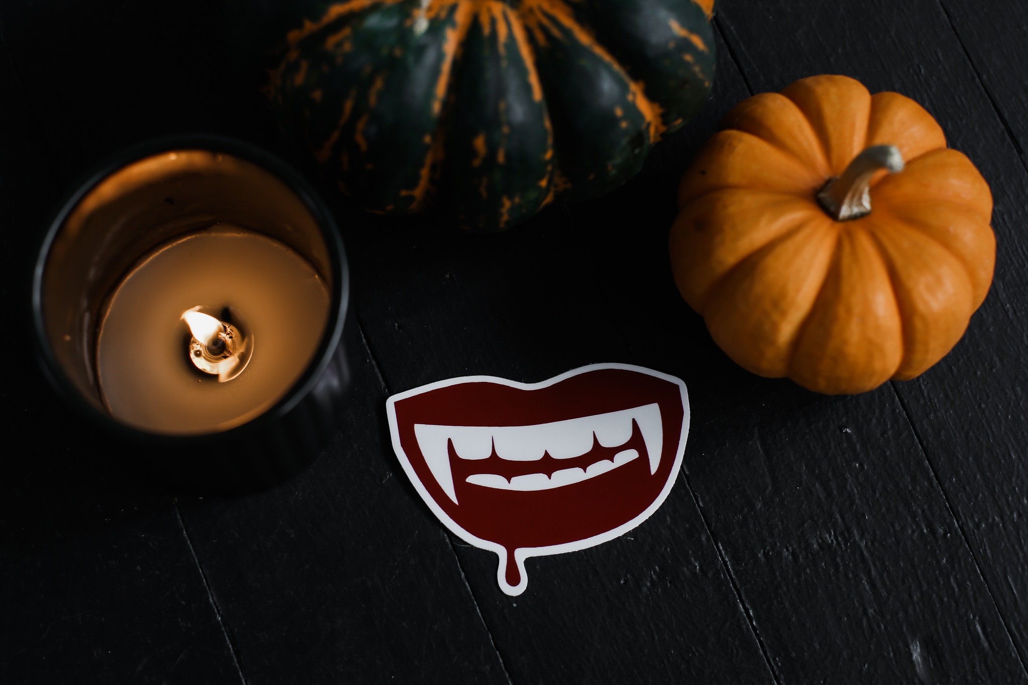Vampire Sticker, Bleeding, Halloween Sticker, Spooky Sticker, Gifts for ...