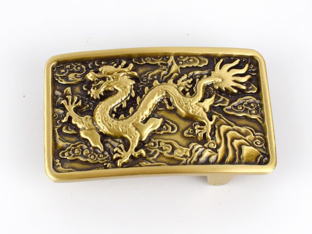 Chinese Dragon Belt Buckle for Strap 40mm 1 1/2 Size - Etsy