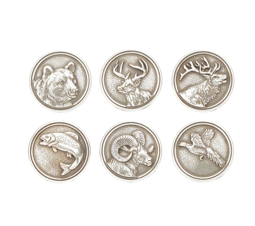 Animal Theme Screw Back Concho for Belt and Leather Goods - Etsy