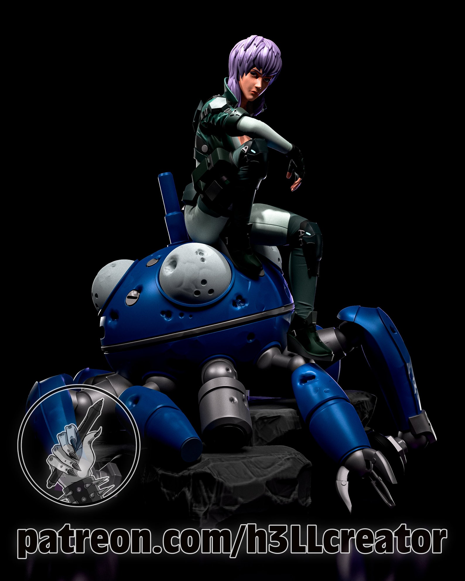 H3ll Creator: Motoko Kusanagi - Etsy