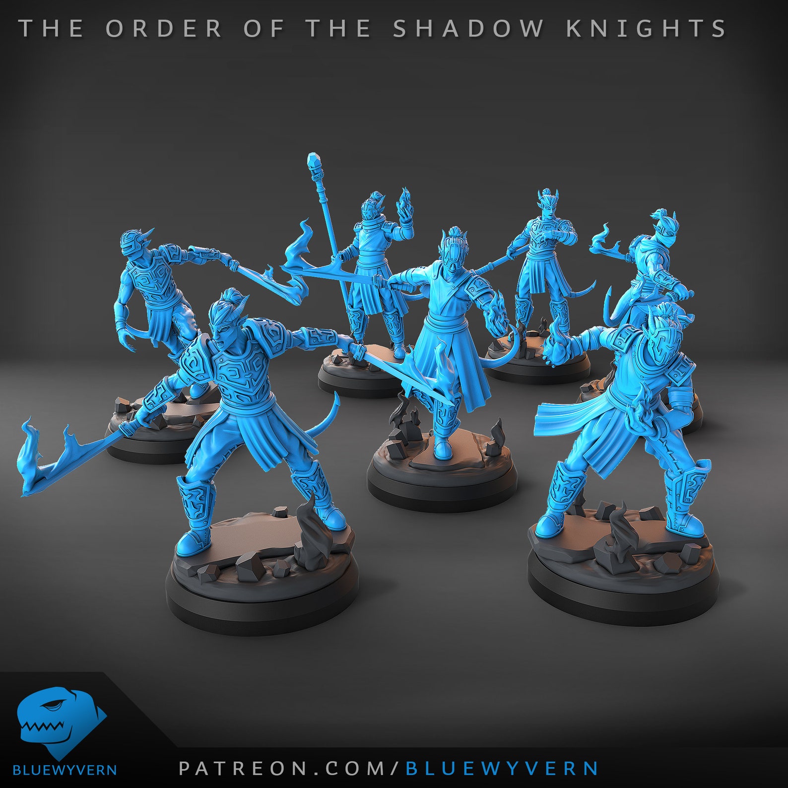 Bluewyvern: Shadowknights - Etsy
