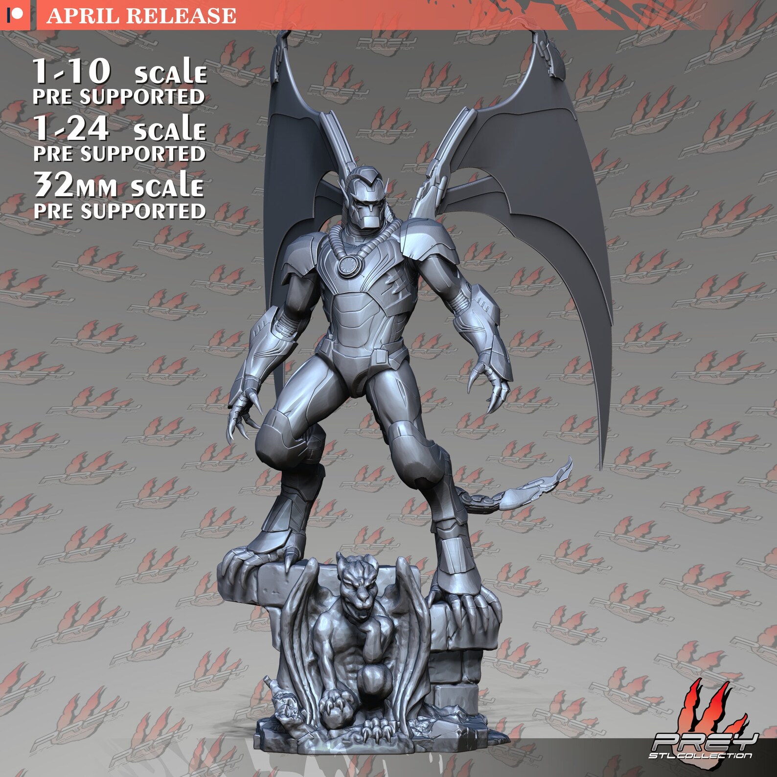 Gargoyles: Xanatos Powered Armor Display Figure - Etsy