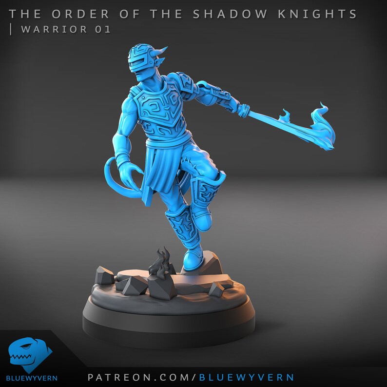 Bluewyvern: Shadowknights - Etsy