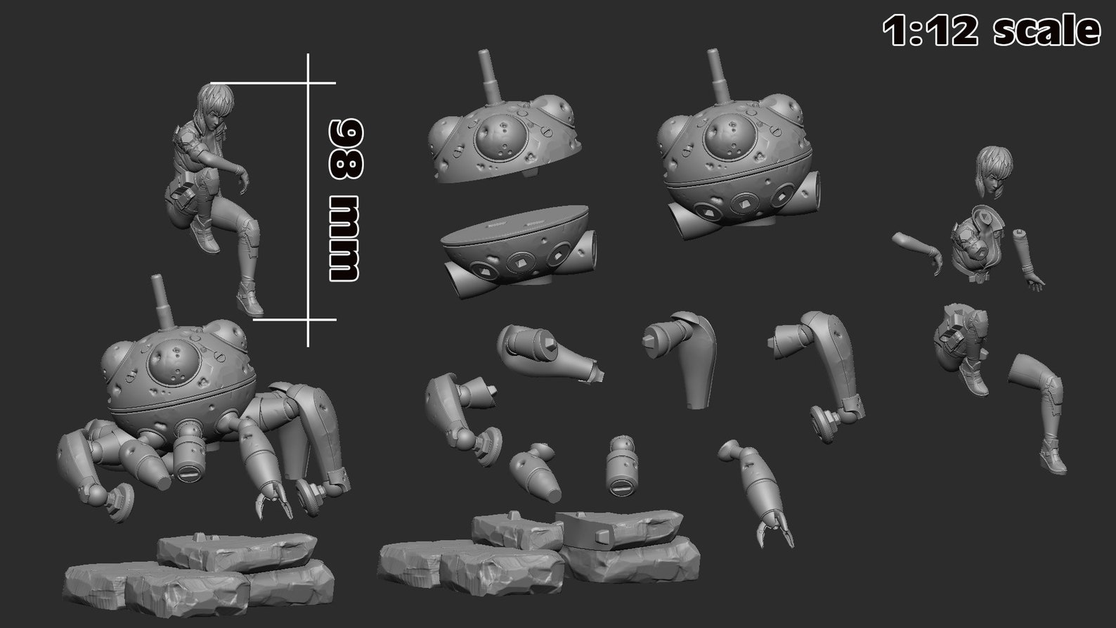 H3ll Creator: Motoko Kusanagi - Etsy