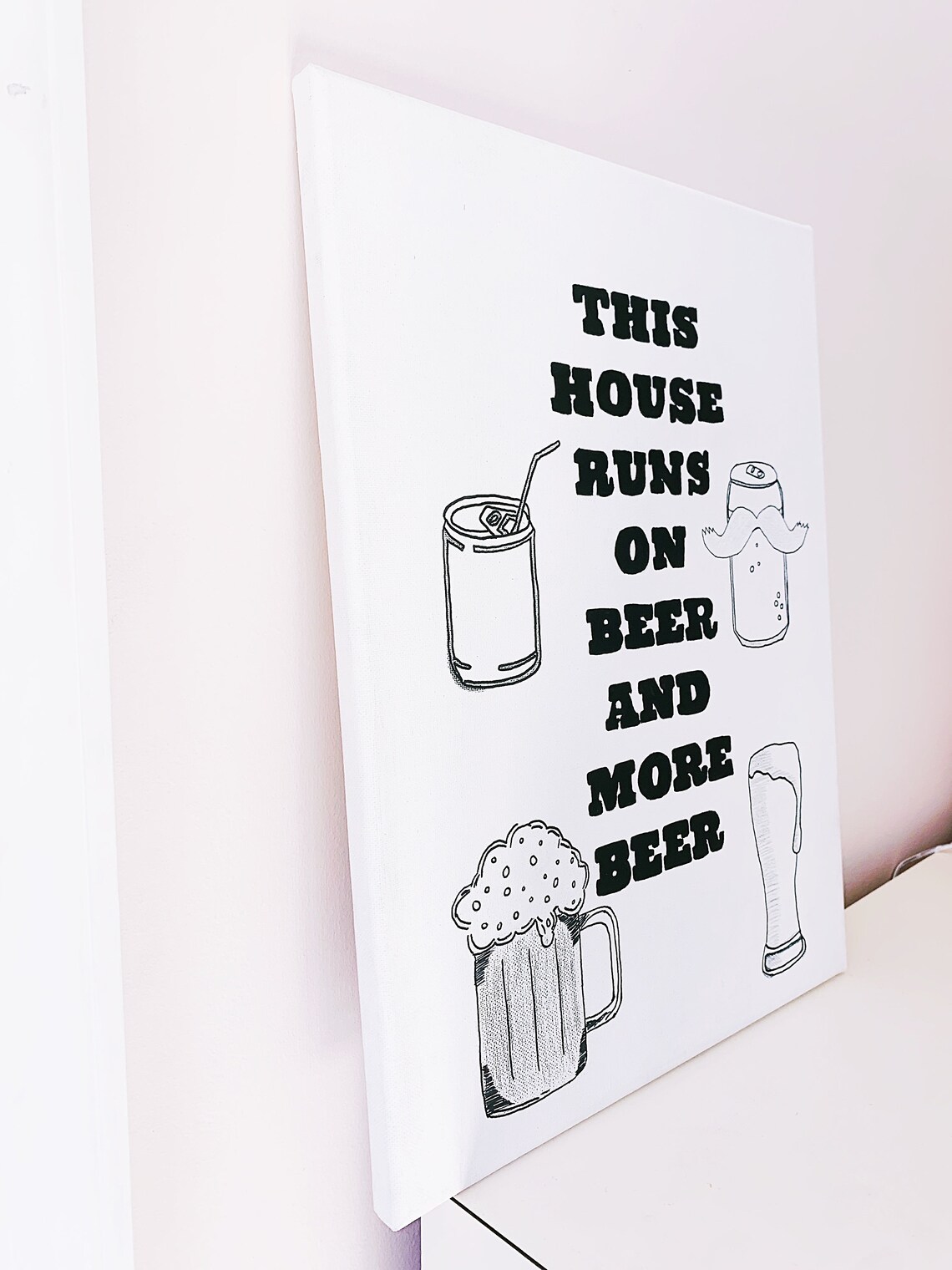 Canvas Beer Art - Etsy
