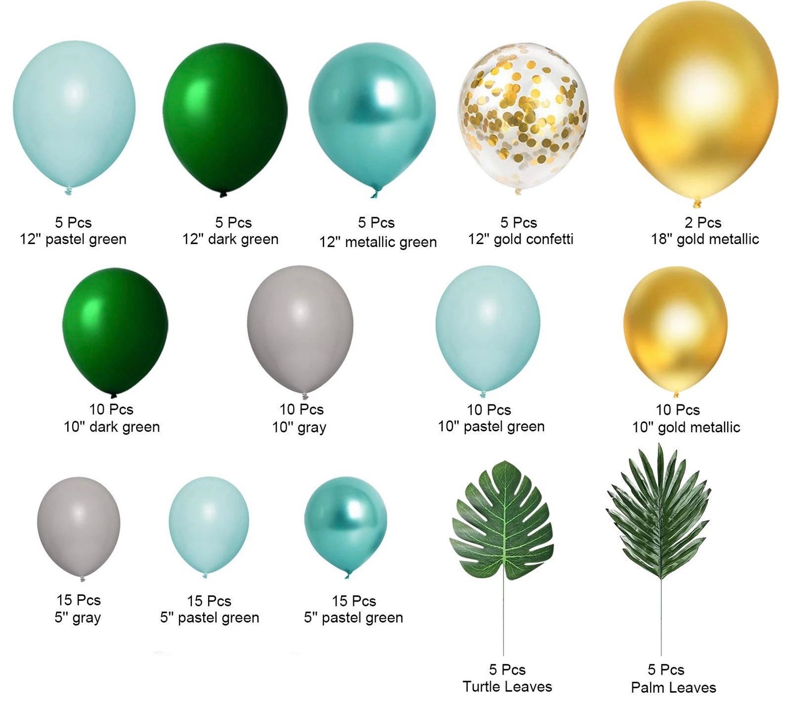 117pc Jungle Theme DIY Balloon Garland Pack - Etsy