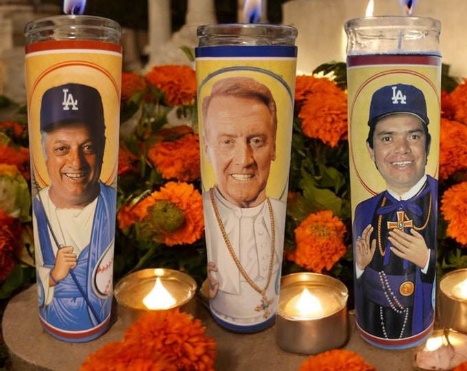 Dodger Legands Candle - Etsy
