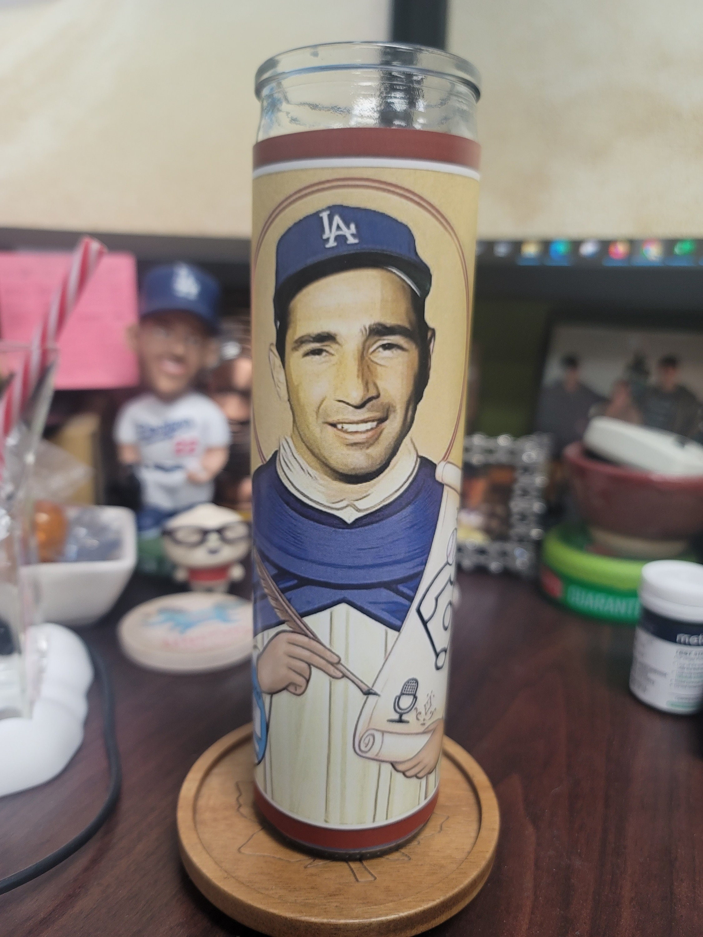 Dodgers Prayer Candles Legends Edition - Etsy