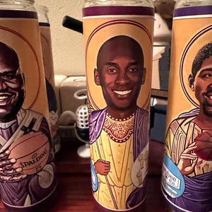 Lakers Legend Player Prayer Candles – Shaq, Lebron, Magic and More - Etsy