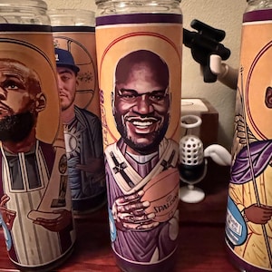 Lakers Legend Player Prayer Candles – Shaq, Lebron, Magic and More - Etsy