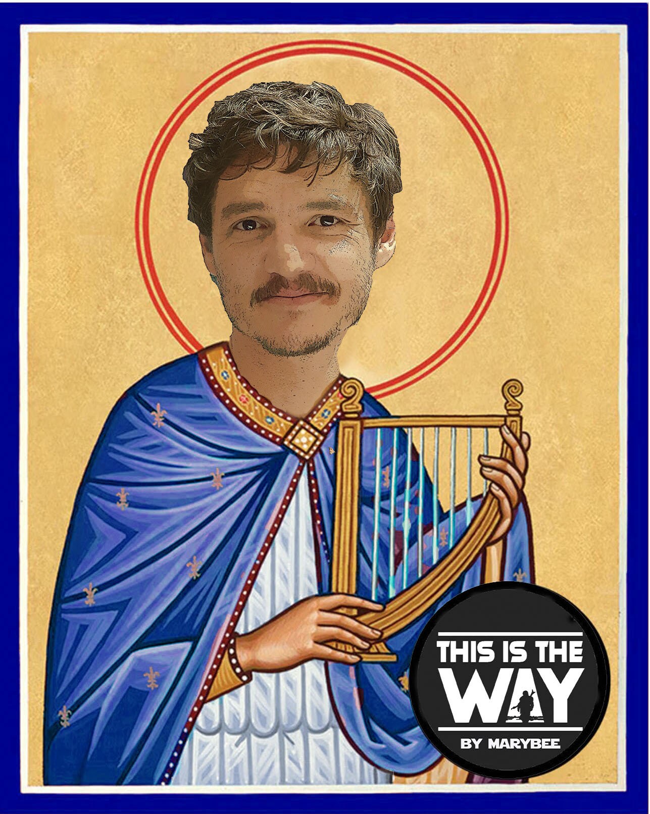 Saint Pedro Pascal Prayer Candle: Non Scented 8 Inch Glass Votive - Etsy