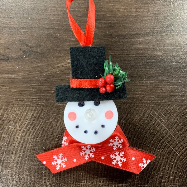 Snowman Tea Light - Etsy