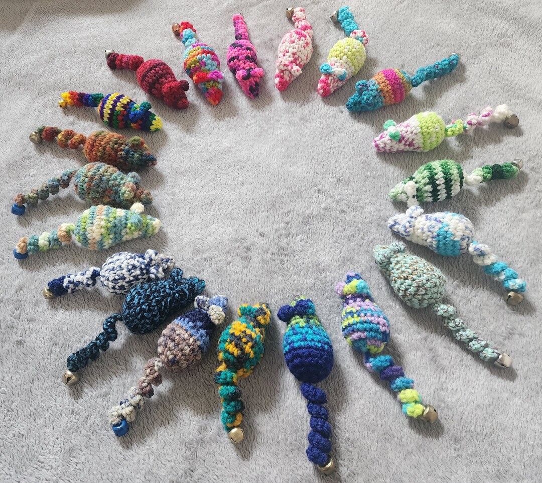 20 Assorted Mouse Cat Toys - Etsy