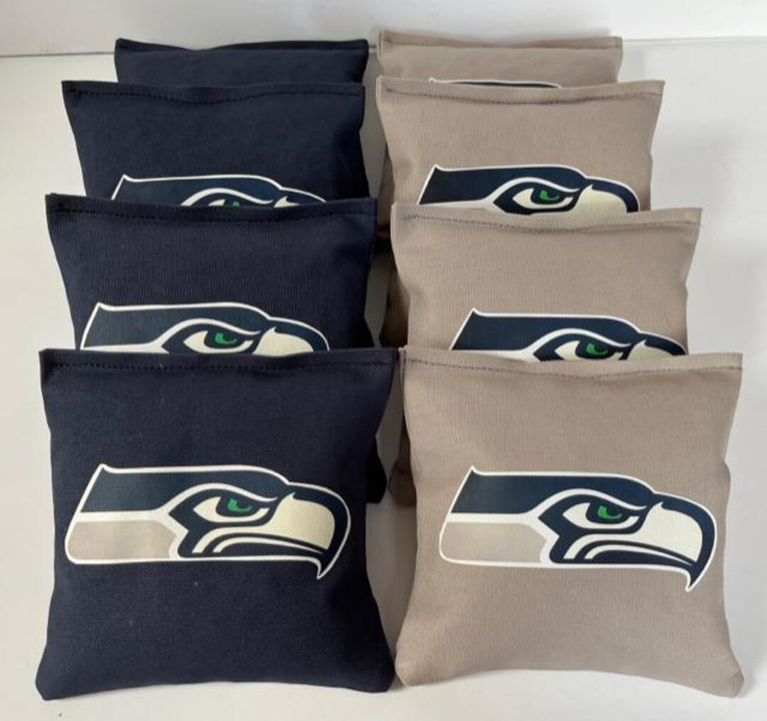 All Weather Resin Filled Seahawks Baggo Bean Bag Toss -- Seams Won't ...