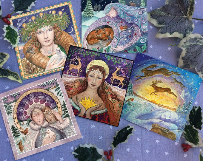 Winter Solstice Goddess Card Pack by Wendy Andrew - Etsy
