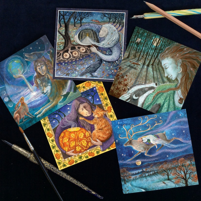 Dream-time Card Pack by Wendy Andrew - Etsy