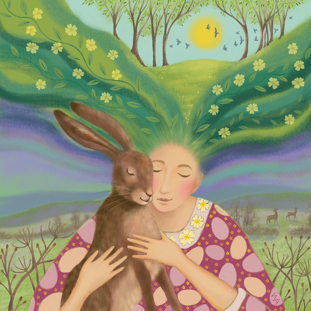 The Coming of Spring Greetings Card by Wendy Andrew - Etsy