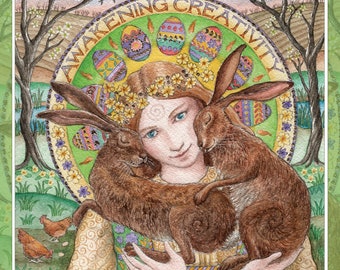 The Holly King Greetings Card by Wendy Andrew - Etsy UK