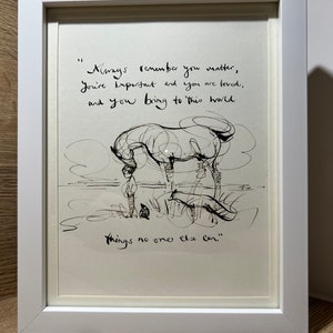 Always Remember You Matter, Youre Important & Loved Framed Print ...