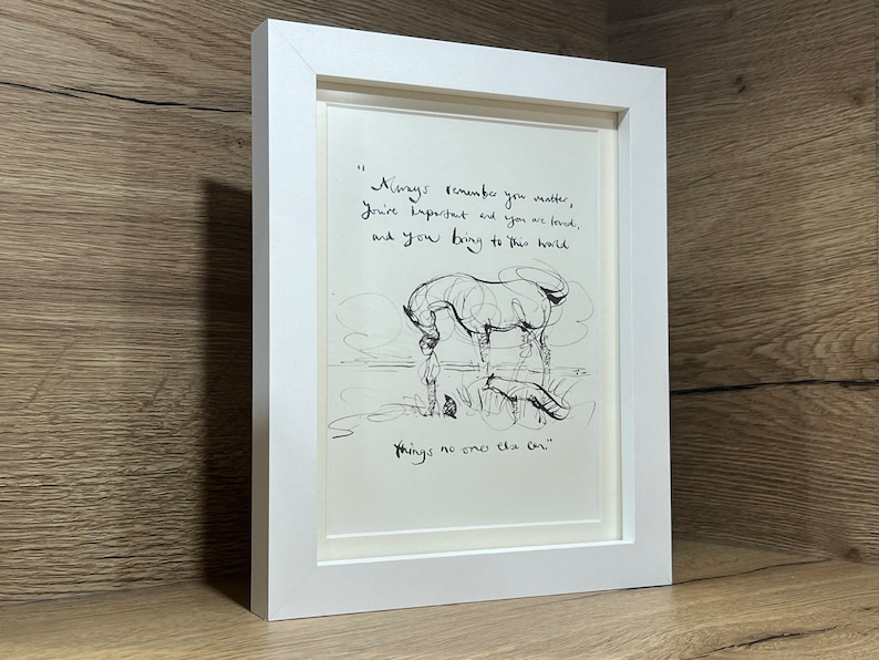Always Remember You Matter Youre Important & Loved Framed - Etsy UK
