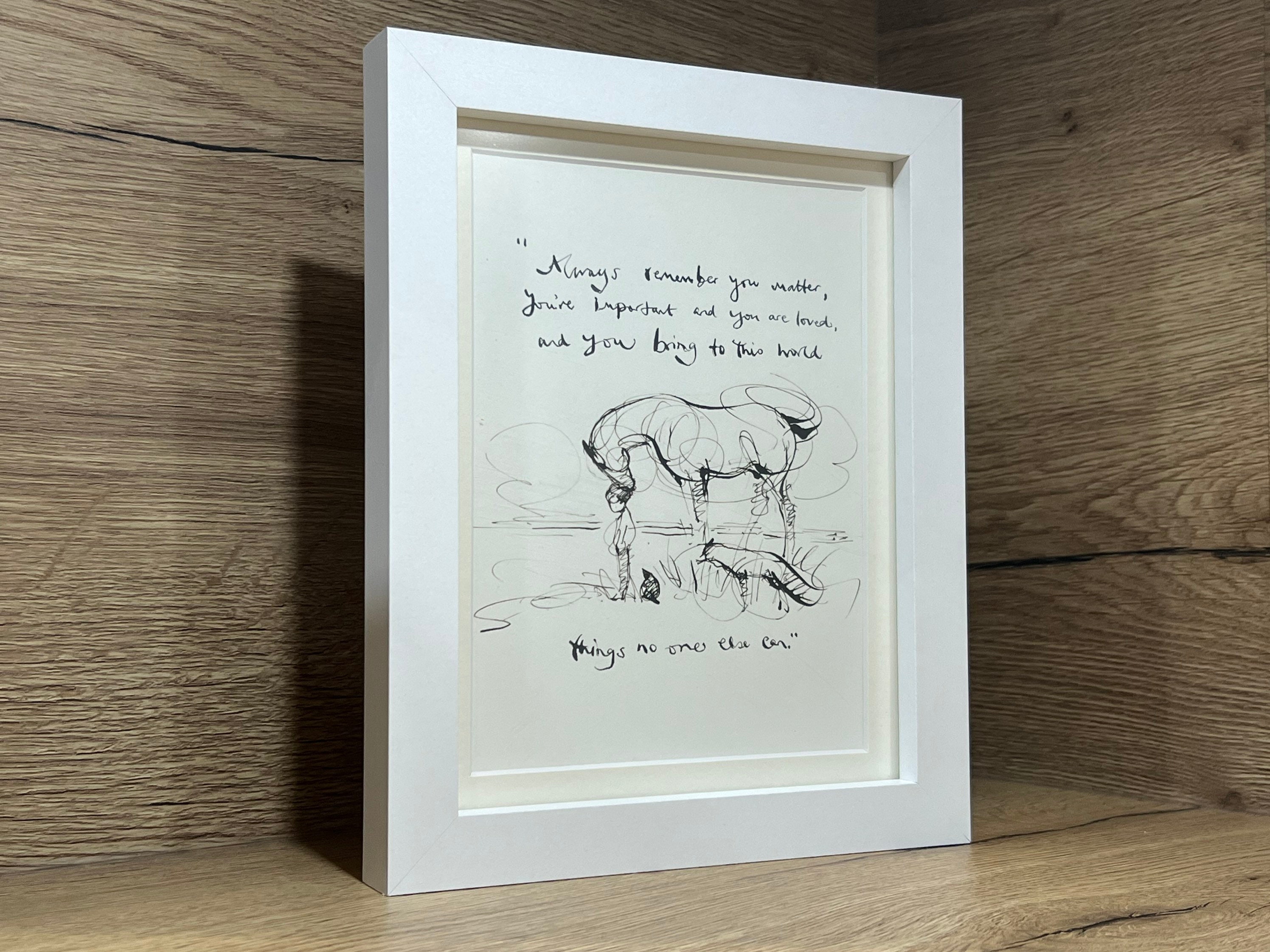 Always Remember You Matter Youre Important & Loved Framed - Etsy UK
