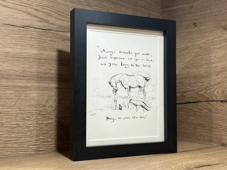 Always Remember You Matter Youre Important & Loved Framed - Etsy UK