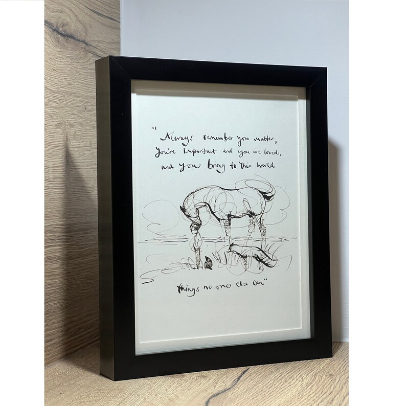 Always Remember You Matter Youre Important & Loved Framed | Etsy UK