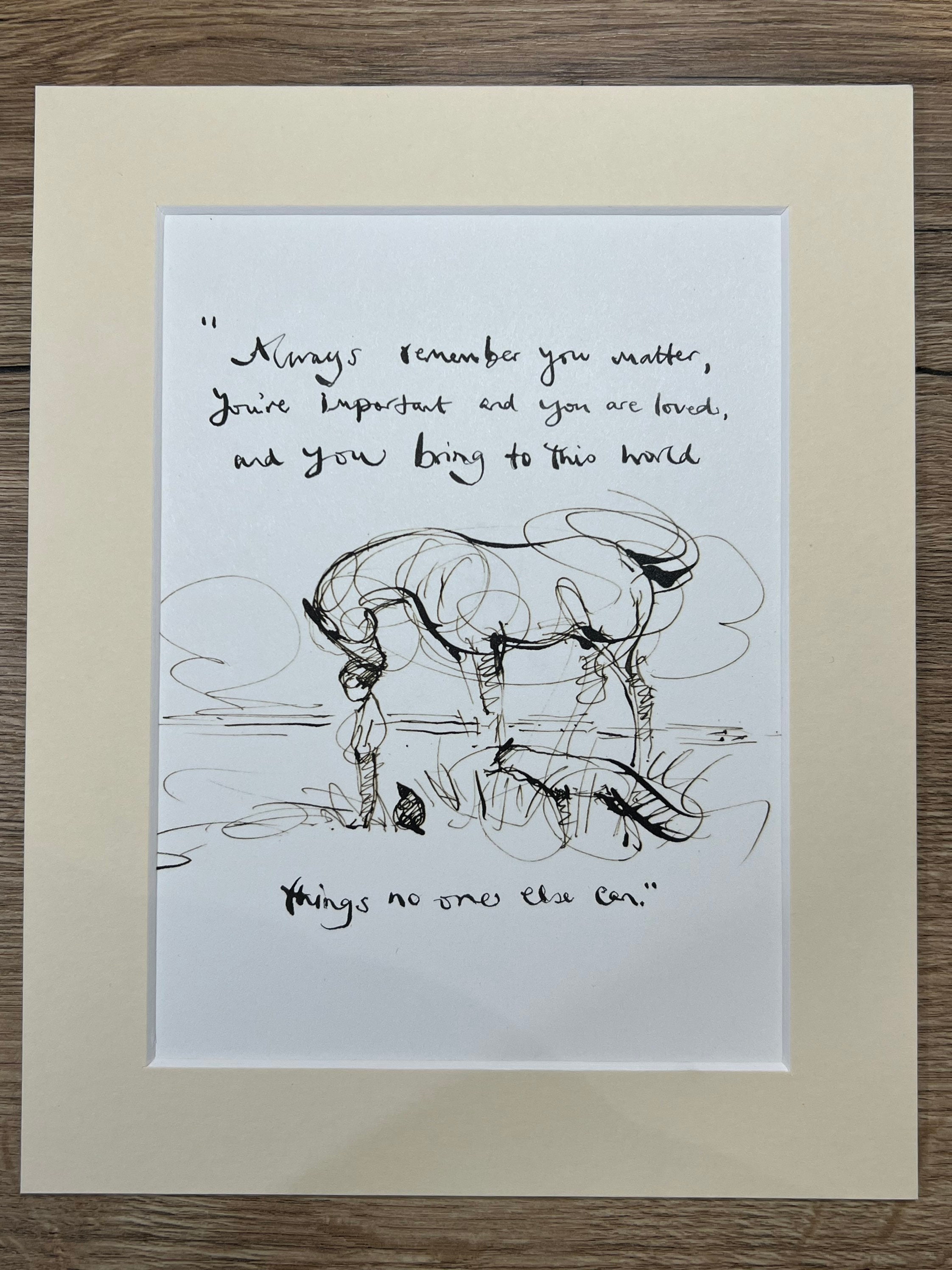 Always Remember You Matter Youre Important & Loved Framed - Etsy UK