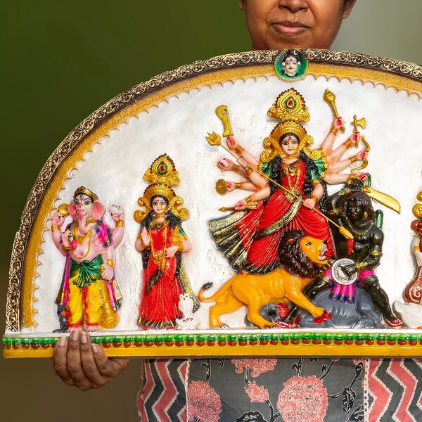 Durga Stone Statue - Etsy