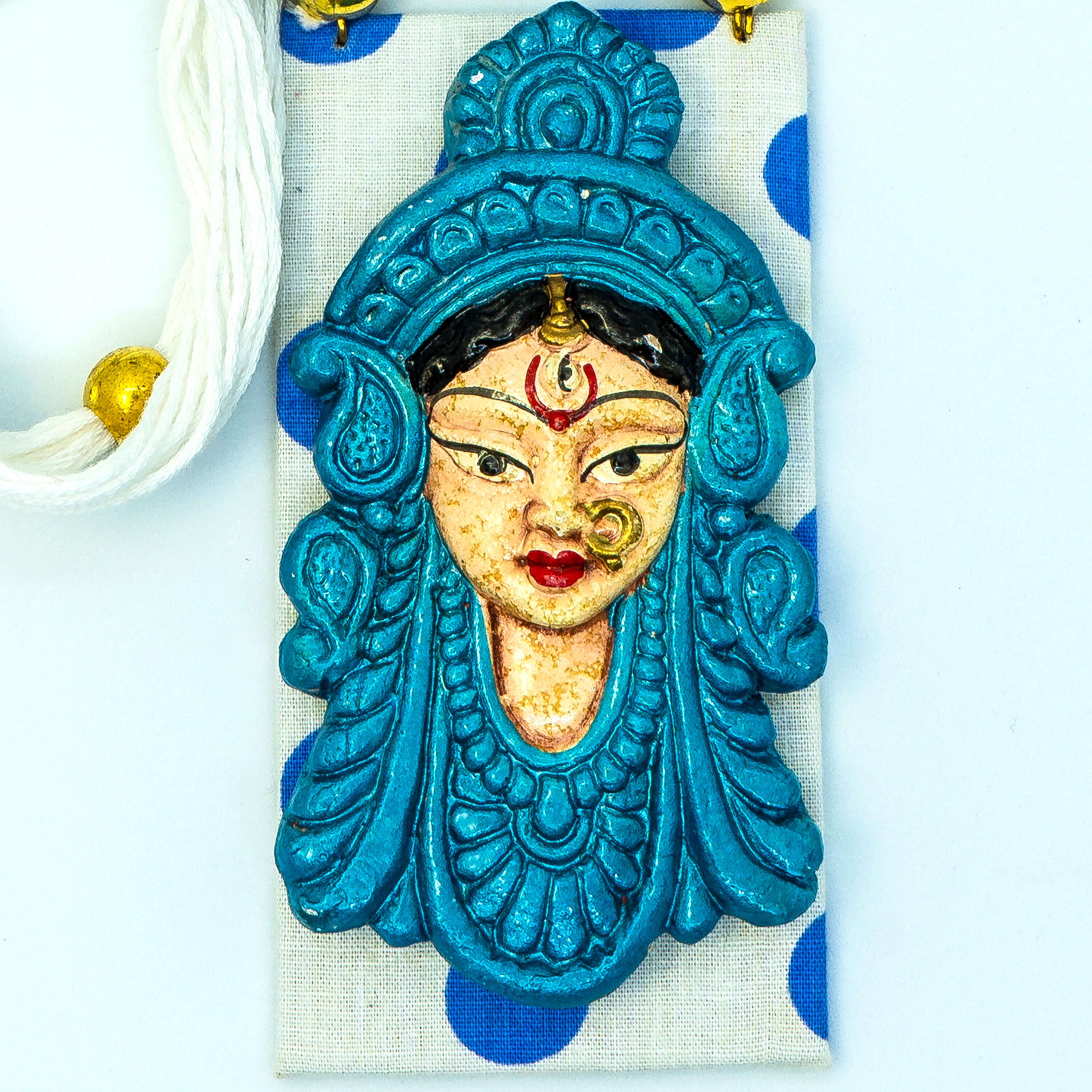 Terracotta Temple Jewelry Durga Face Essential Ethnic - Etsy