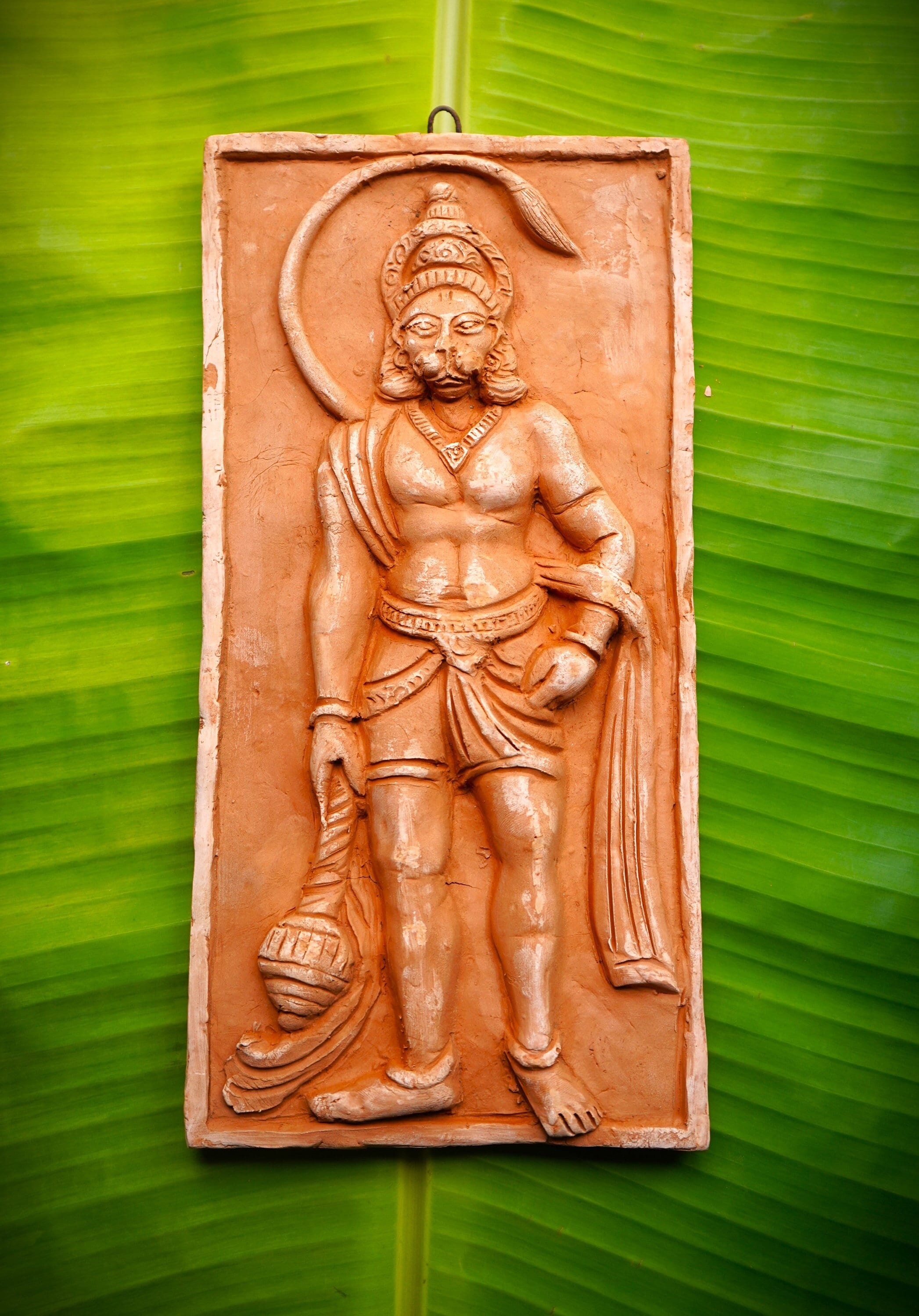 Lord Hanuman Idol Terracotta Tiles for Puja and Decoration - Etsy