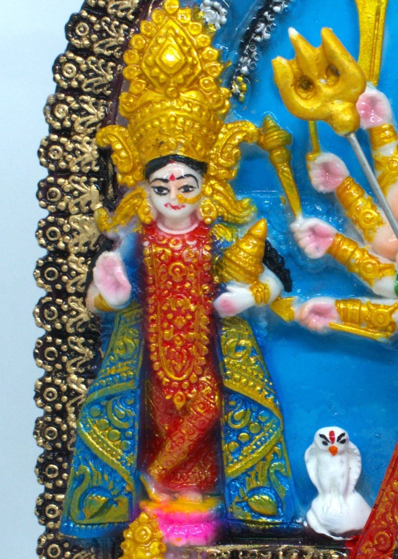 Durga Maa Statue With Family Mahishasura Mardini Maa Durga Protima ...