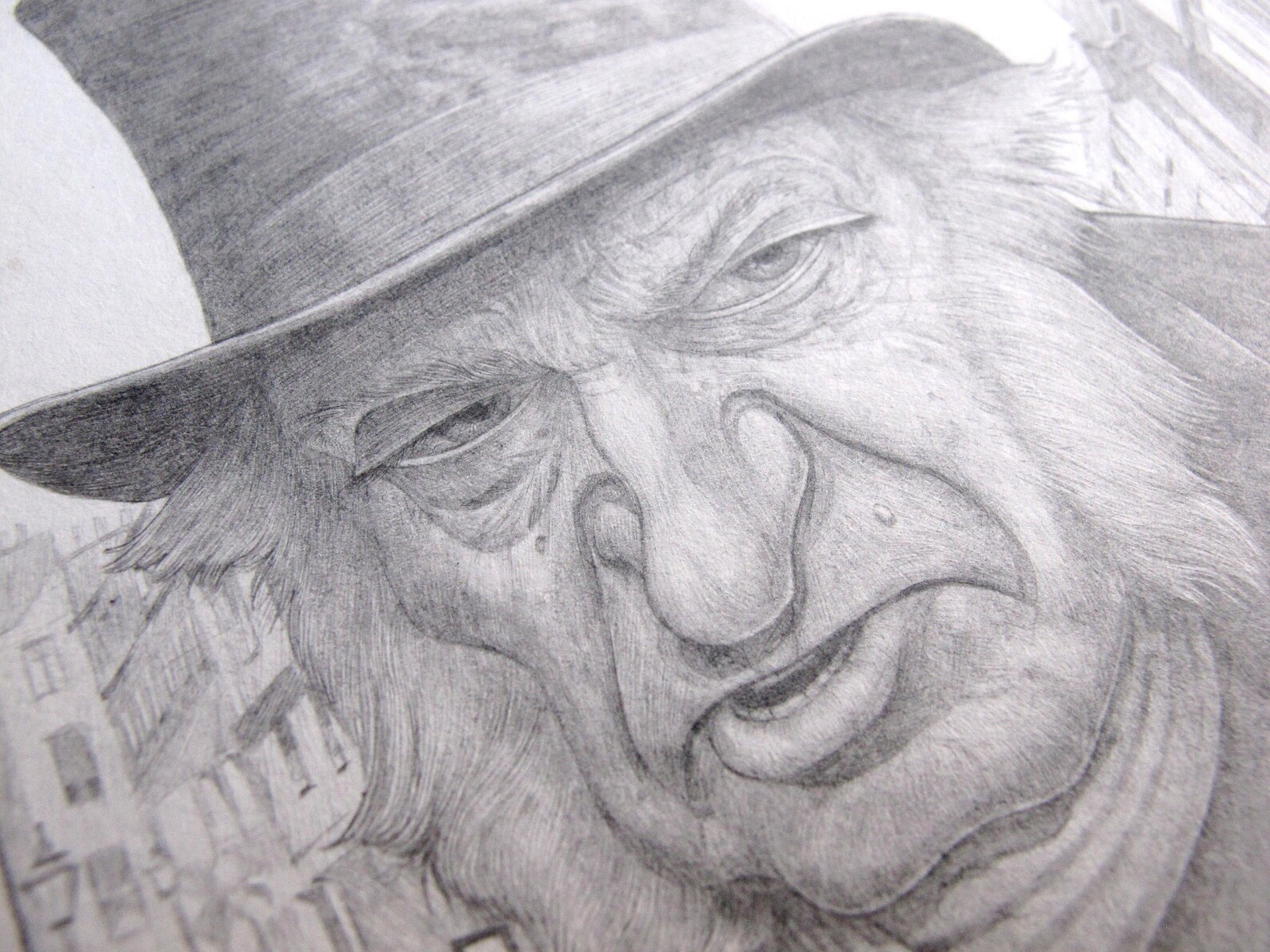 Merry Christmas, Mr. Scrooge - Fine Art Print - A Christmas Carol ...