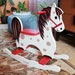 Rocking Horse for Baby, Wooden Rocking Horse for Toddlers, Gift Idea ...