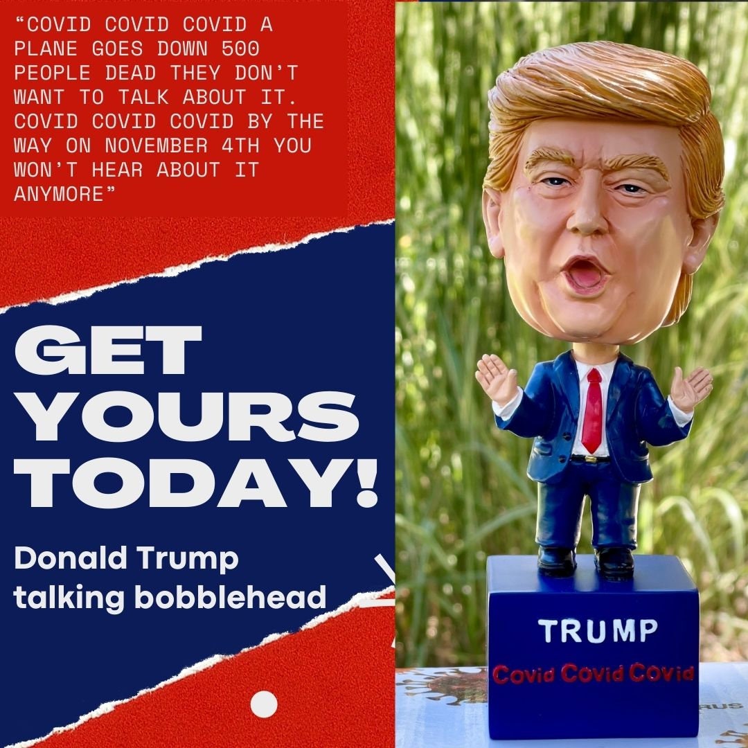 Trump Bobblehead- Limited Edition. First and Only Production. Get One ...