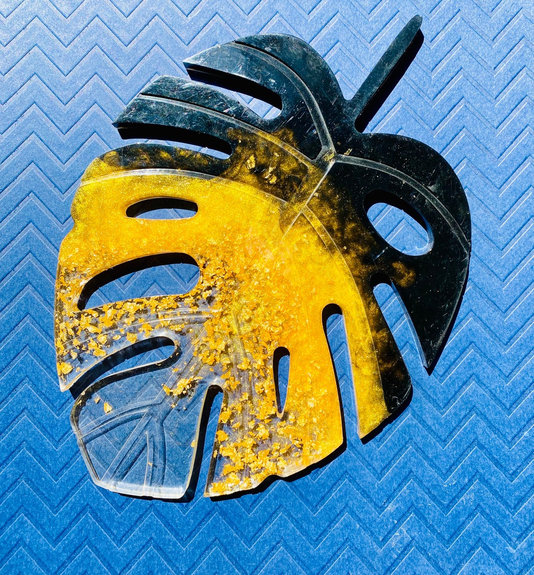 Resin Monstera Leaf Tray - Etsy