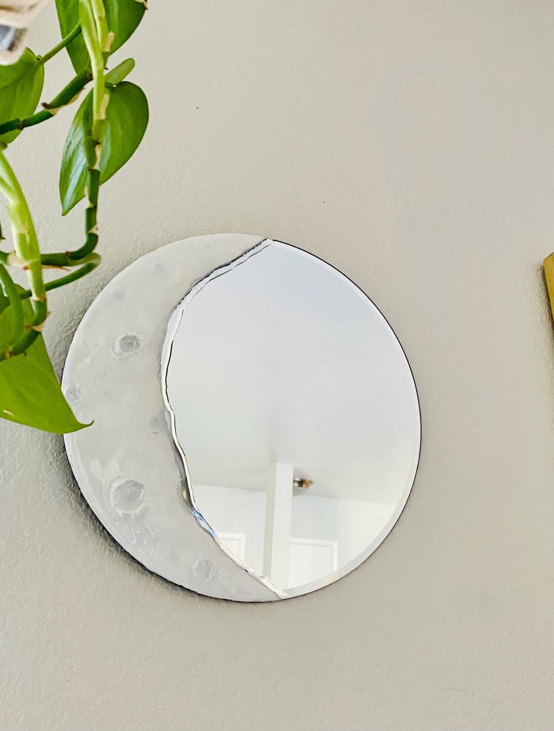 Crescent Moon Mirror - Etsy
