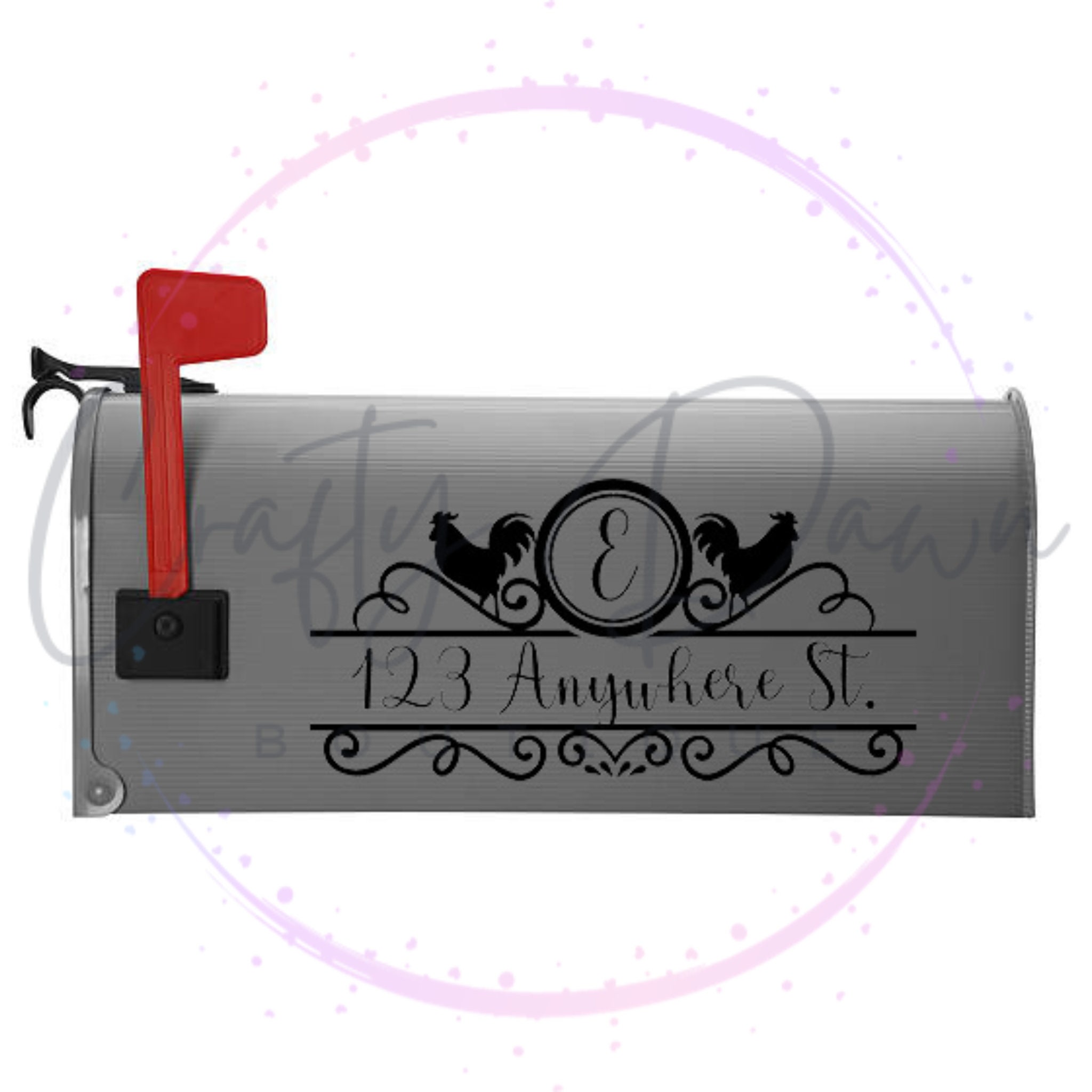 Rooster Mailbox Decal Rooster Decal Farmhouse Decal Home Decor Chicken ...