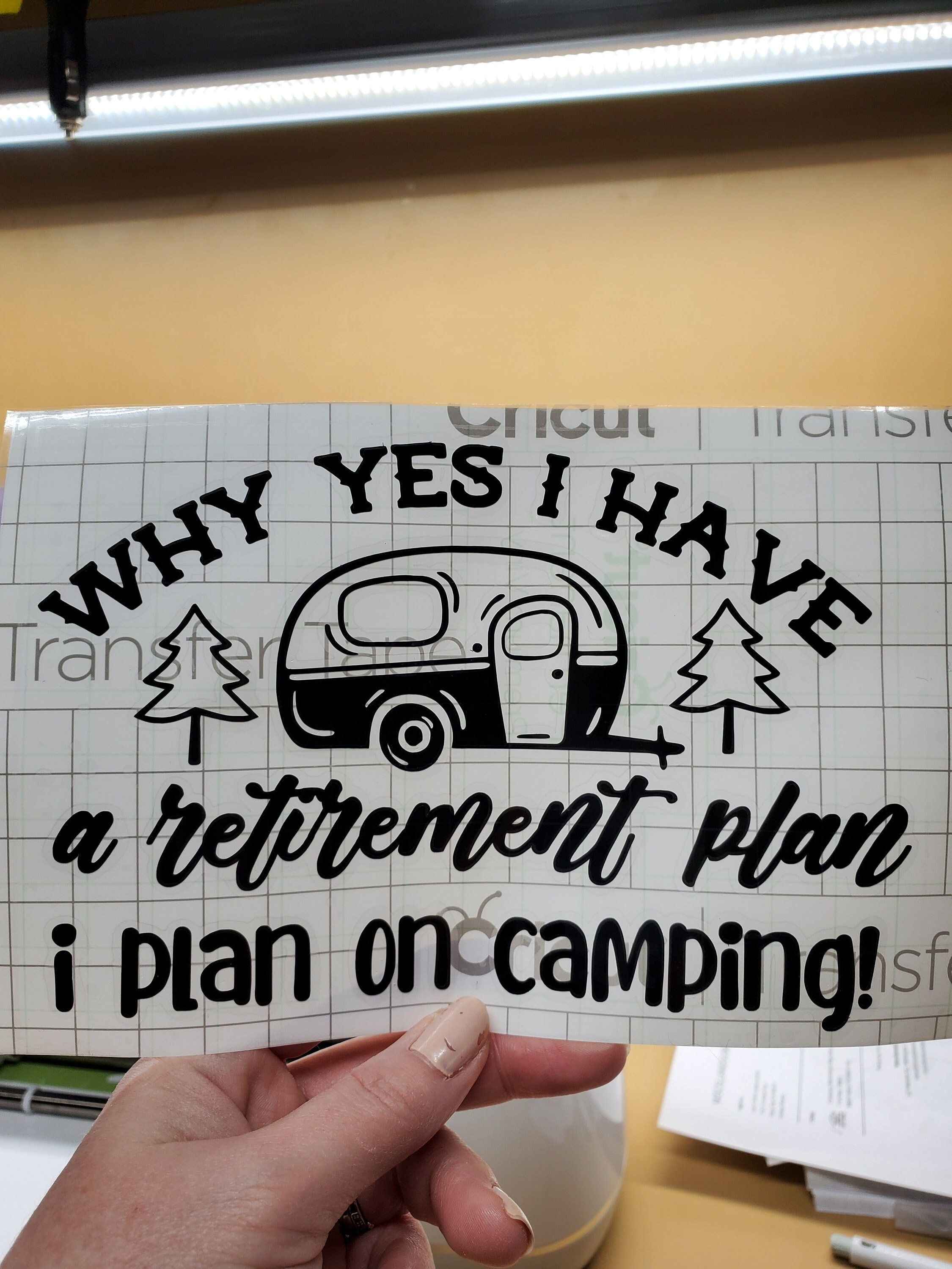 Camping Retirement Plan Decal Retirement Gift Funny - Etsy