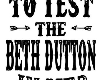 Beth Dutton Truck Decal | Etsy UK