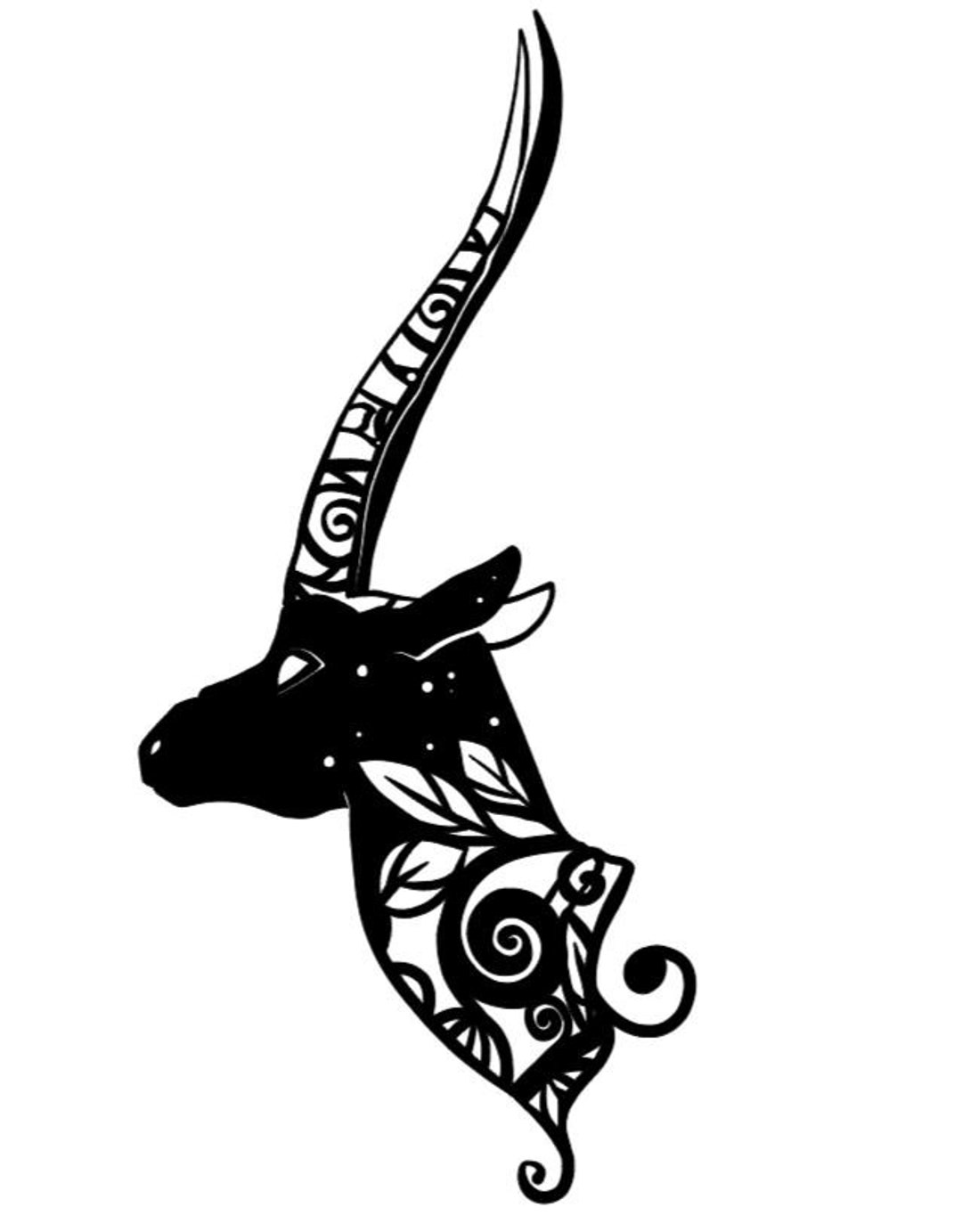 Antelope Decal | Antelope Sticker | Safari Decal | Car Decal | Window ...