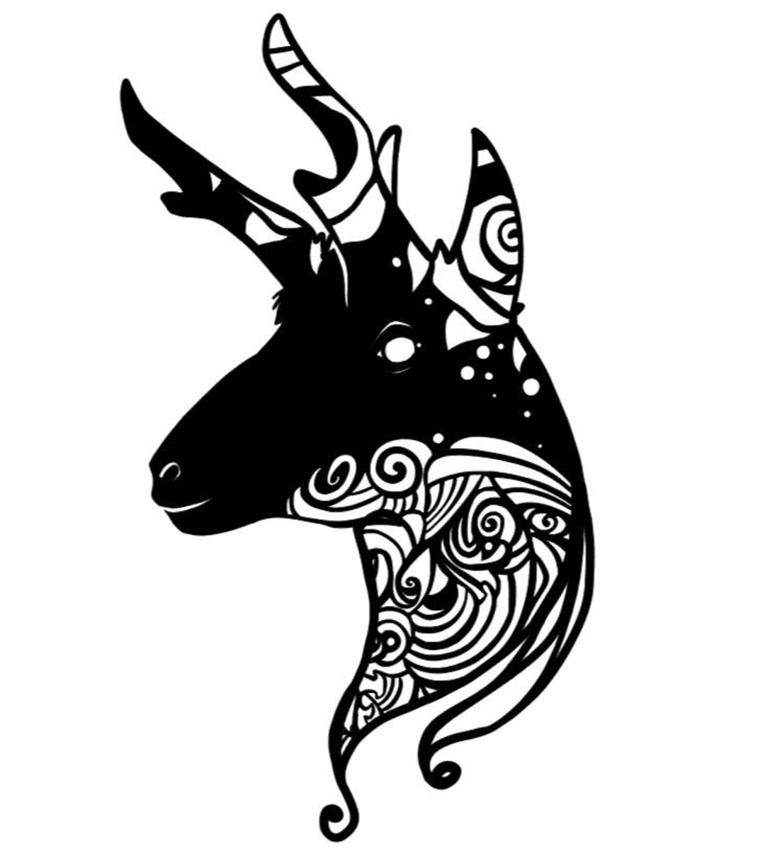 Antelope Decal 2 | Antelope Decal | Antelope Sticker | Safari Decal ...