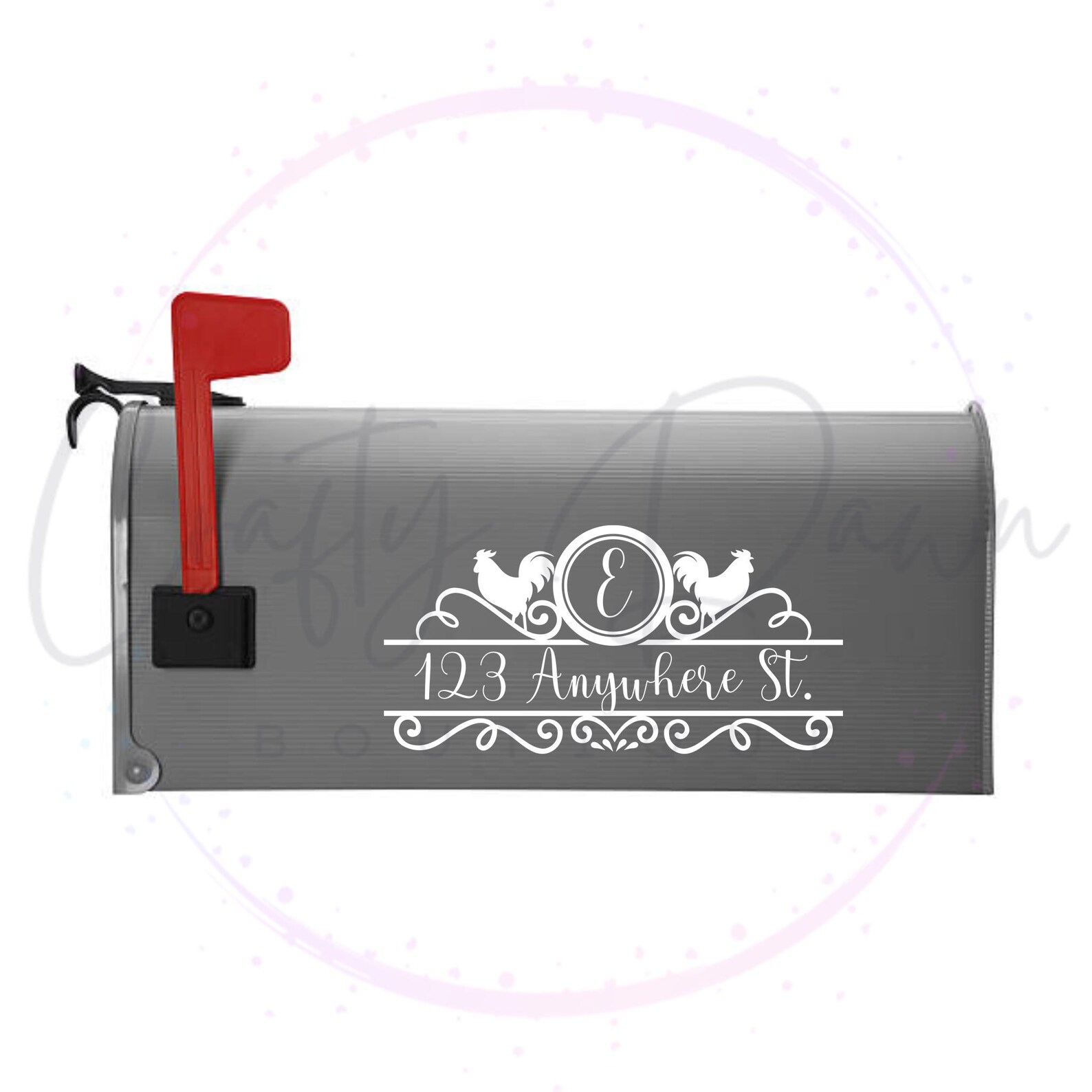 Rooster Mailbox Decal | Rooster Decal | Farmhouse Decal | Home Decor ...