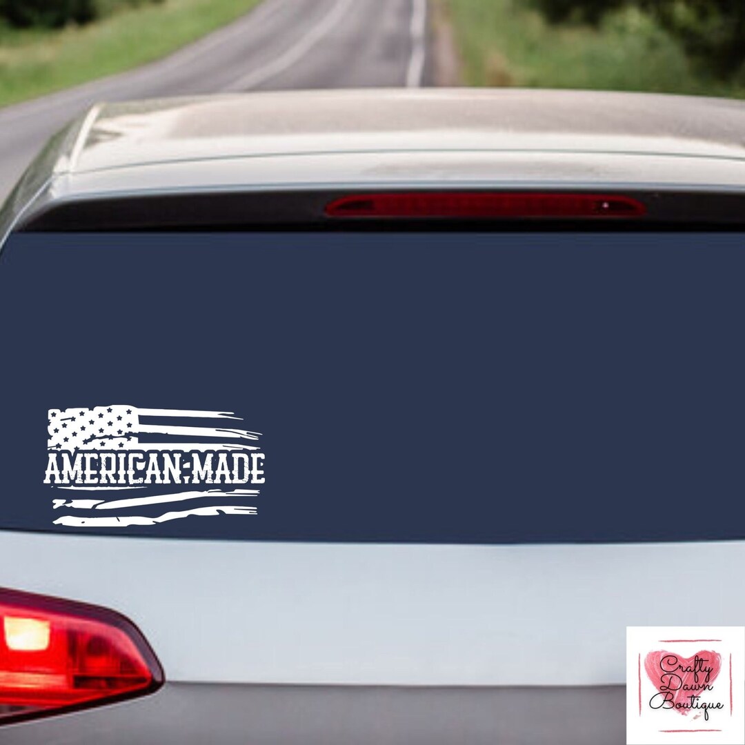 American Made Decal | Wall Decal | Car Decal | Bumper Sticker ...