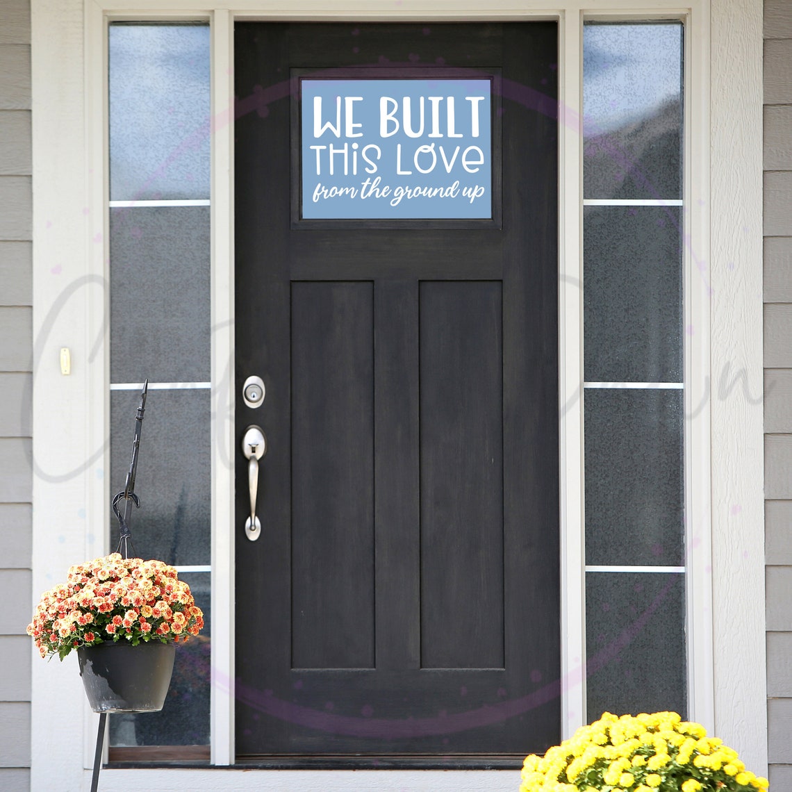We Built This Love Decal | Home Decor | Vinyl Decal | Family | Love ...