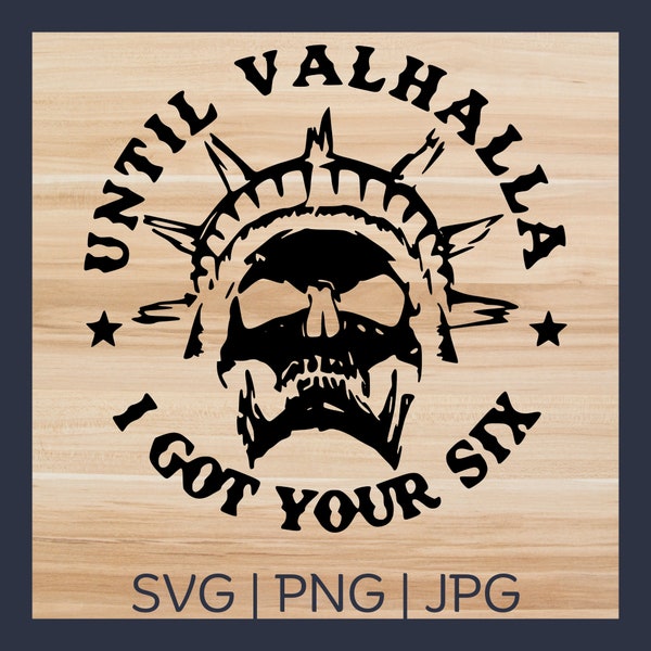 Until Valhalla Svg - Etsy
