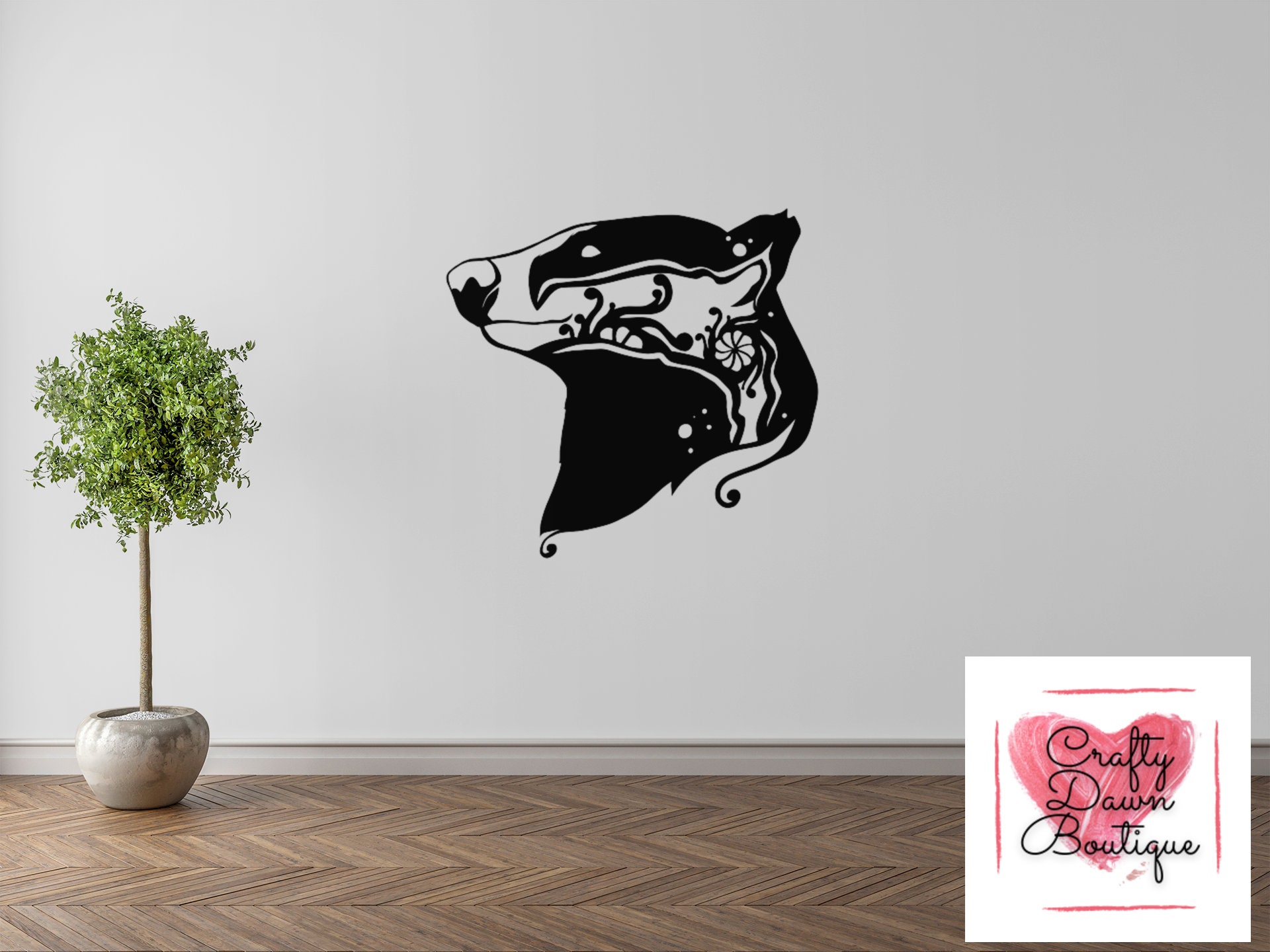 Badger Decal | Mandala Decal | Car Decal | Wall Decal | Home Decor ...